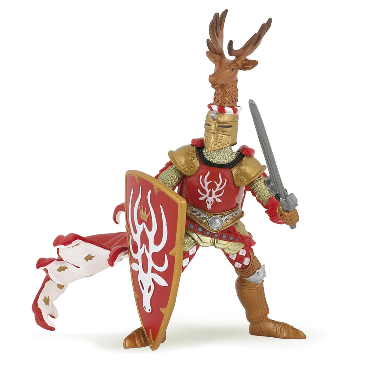 Papo Weapon Master Stag Knight – Animal Kingdoms Toy Store
