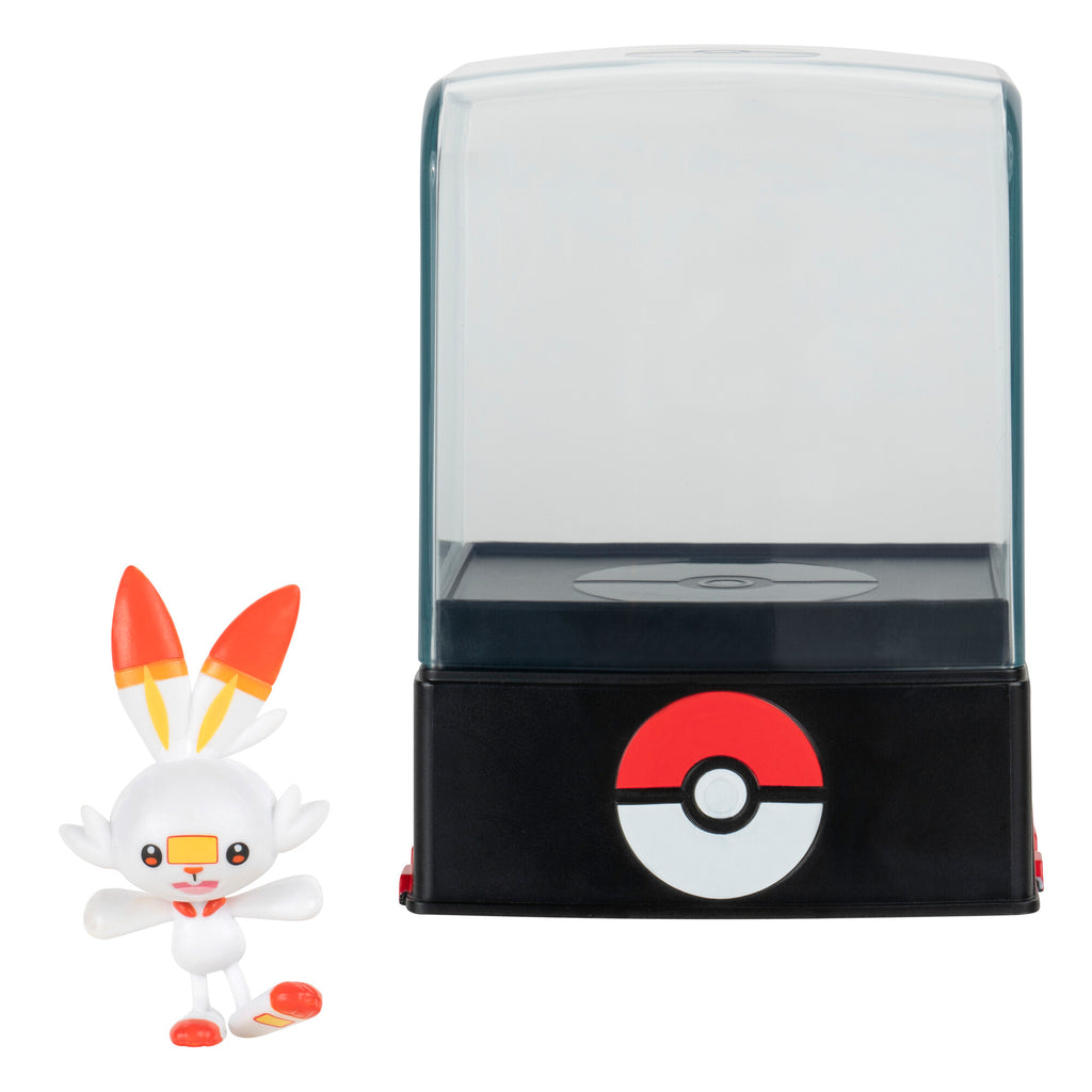 Pokemon Select Figure in Case - Scorbunny – Animal Kingdoms Toy Store