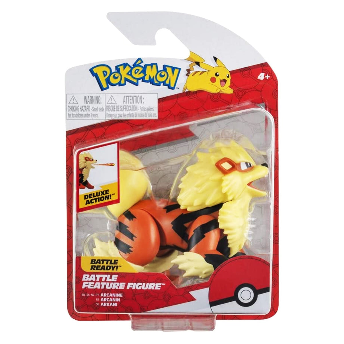 Pokemon Battle Feature Figure - Arcanine – Animal Kingdoms Toy Store