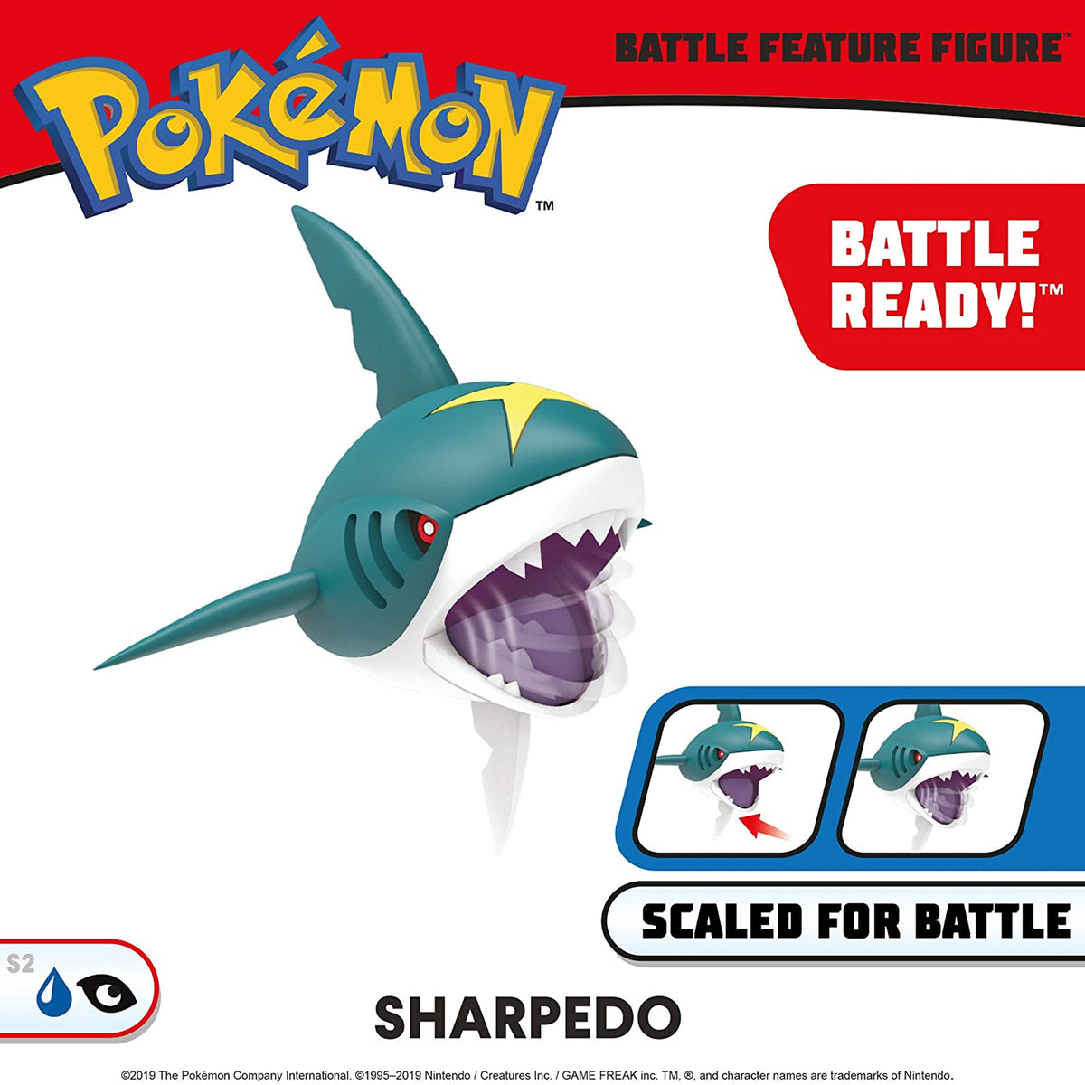 Pokemon Battle Feature Figure - Sharpedo – Animal Kingdoms Toy Store