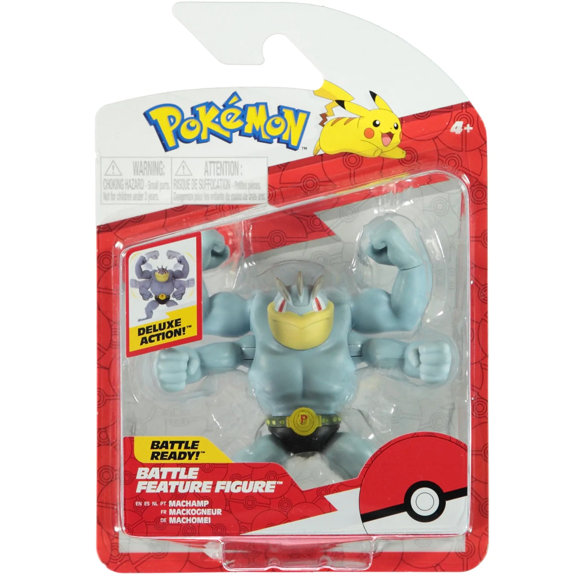 Pokemon Battle Feature Figure - Machamp – Animal Kingdoms Toy Store