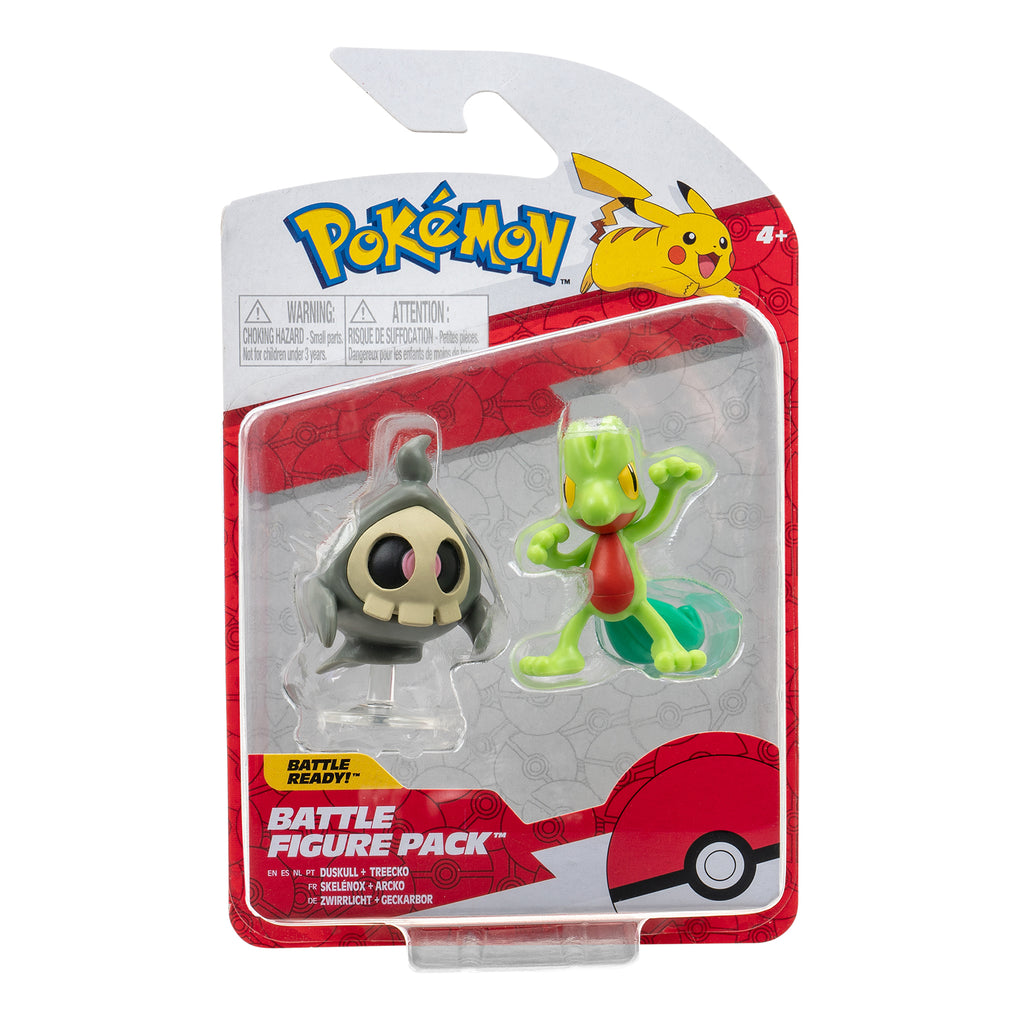 Pokemon Battle Figure - Duskull & Treecko – Animal Kingdoms Toy Store