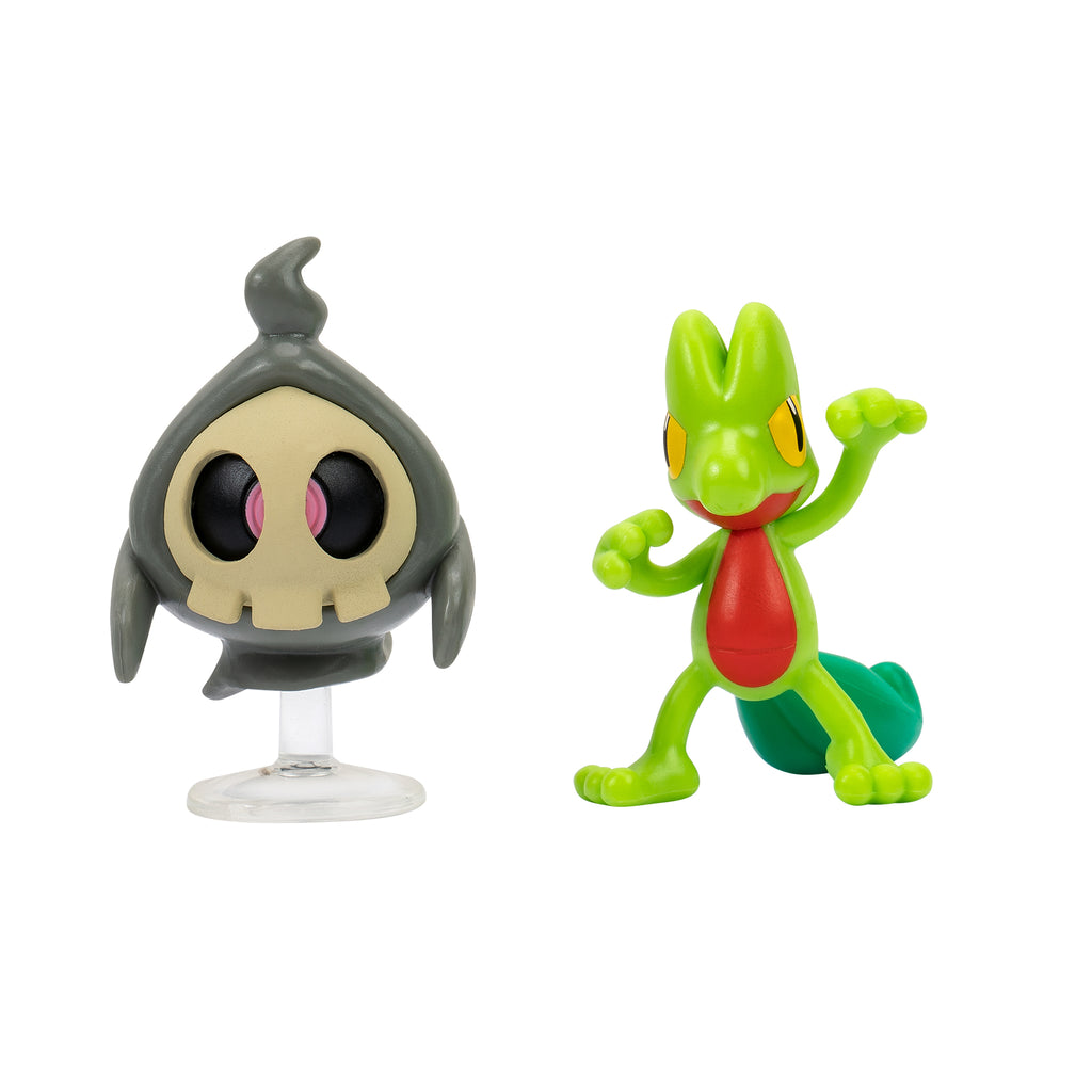 Pokemon Battle Figure - Duskull & Treecko – Animal Kingdoms Toy Store
