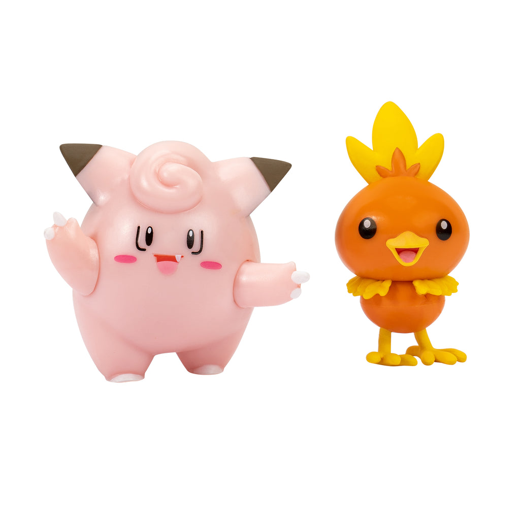Pokemon Battle Figure - Torchic & Clefairy – Animal Kingdoms Toy Store