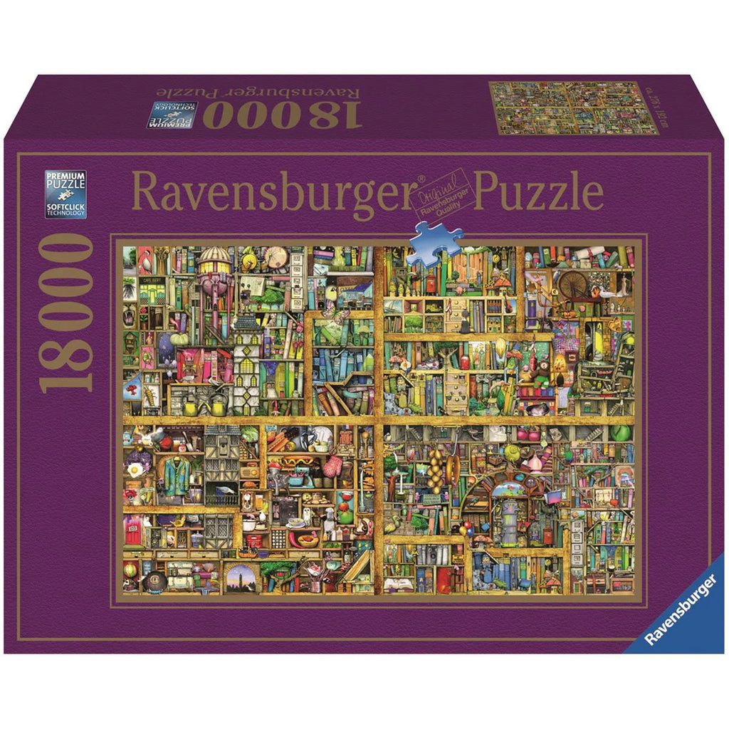 Ravensburger Magical Bookcase Puzzle 18000pc – Animal Kingdoms Toy Store