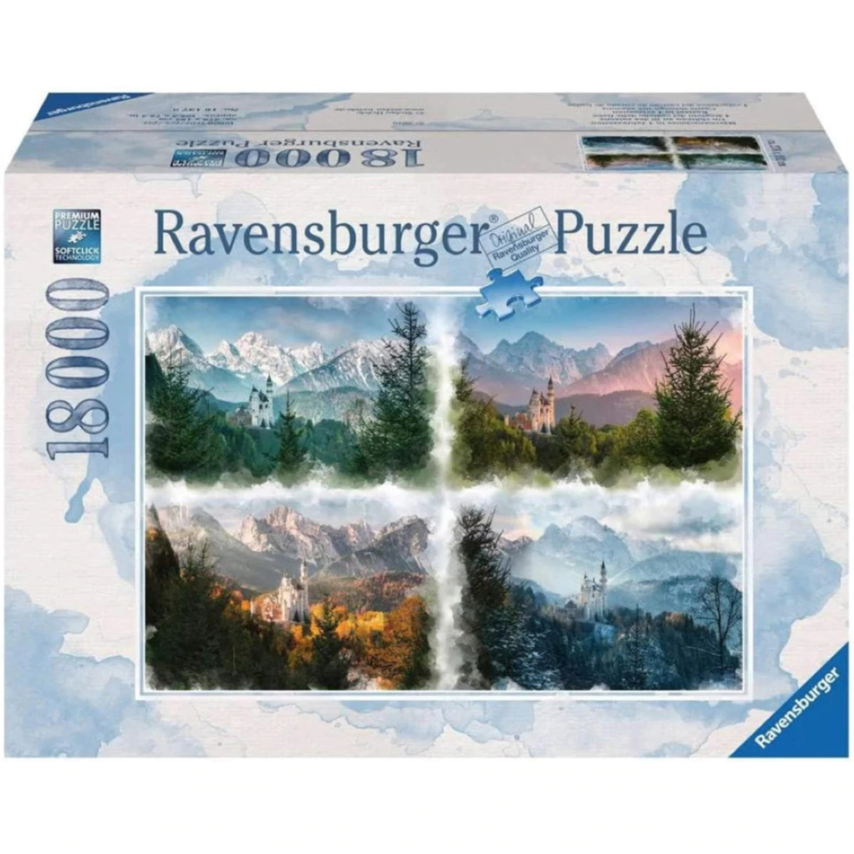 Ravensburger Neuschwanstein Castle Puzzle 18000pc – Animal Kingdoms Toy ...