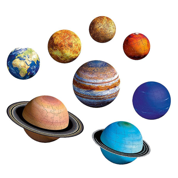Ravensburger Solar System 8 Planets 3D Puzzle 522pc – Animal Kingdoms ...