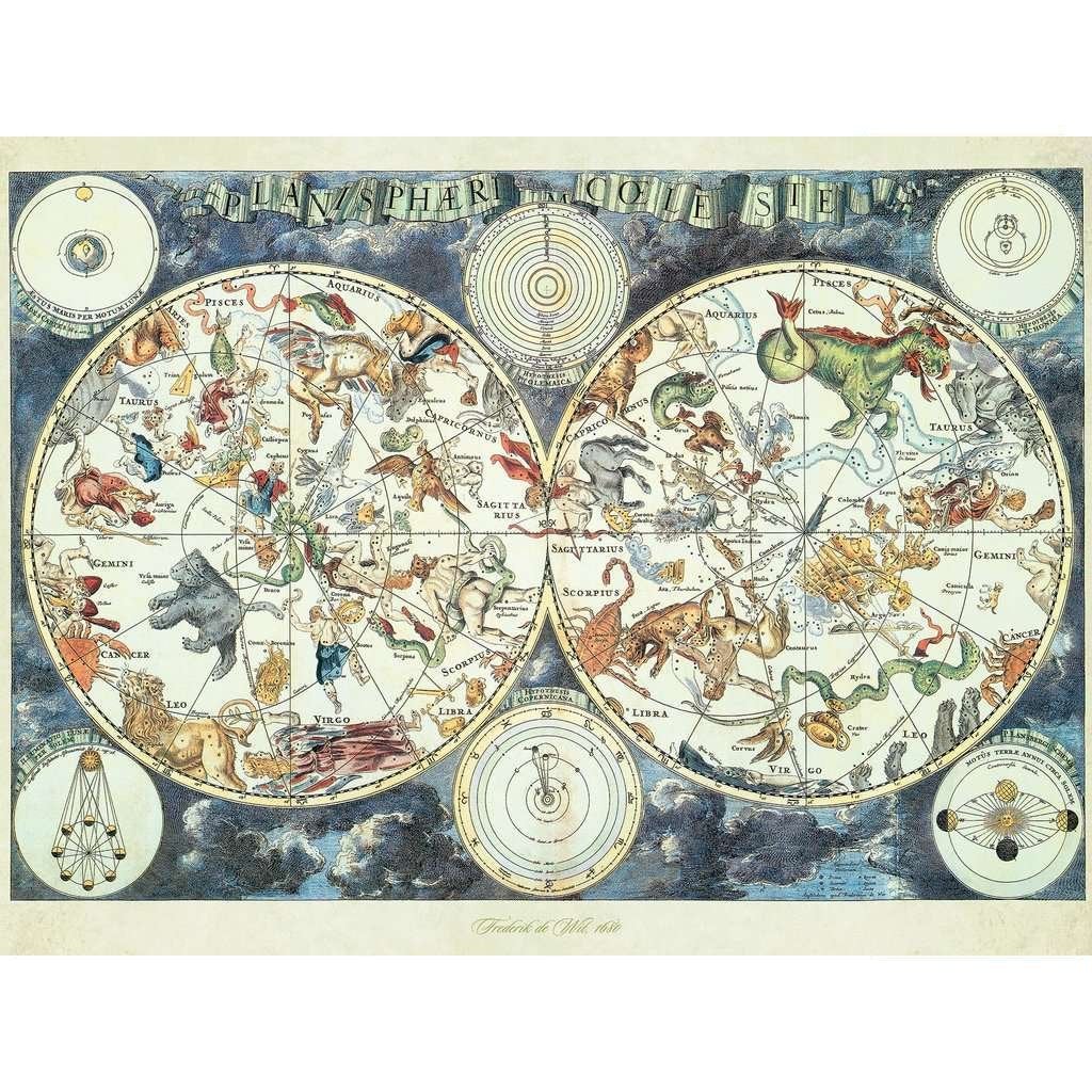 Ravensburger World Map of Fantastic Beasts 1500pc – Animal Kingdoms Toy ...