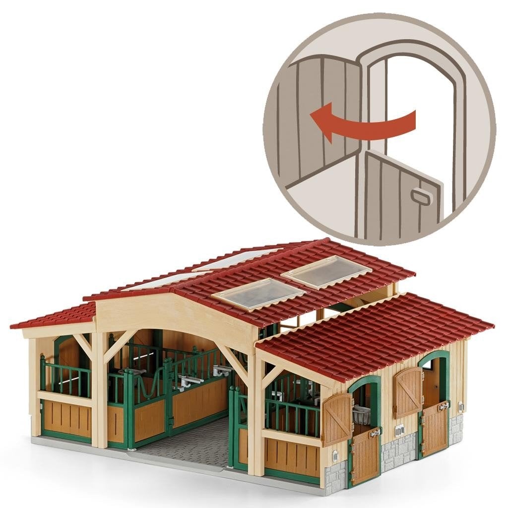 Schleich Horse Stable with Accessories – Animal Kingdoms Toy Store